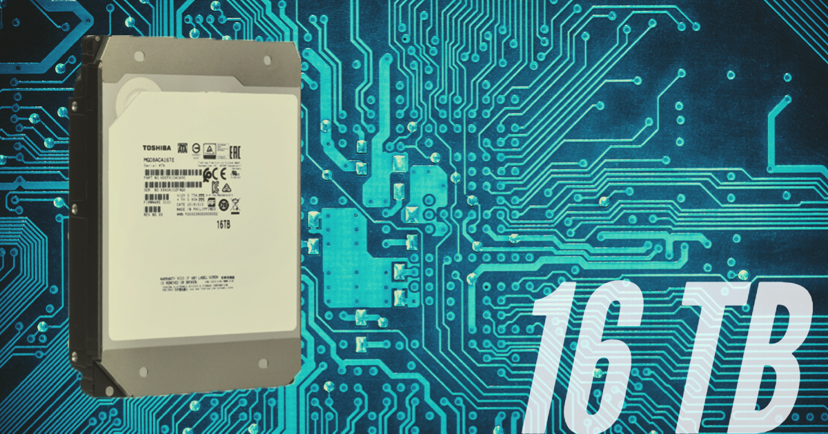 Toshiba Unveils World’s First 16 TB Hard Drive