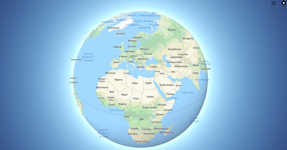 Google Maps Now Shows Earth as a Globe Instead of a Flat Surface