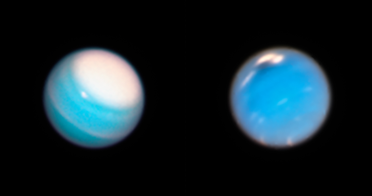 Hubble Shows Just How Stormy Uranus Gets in The Summer