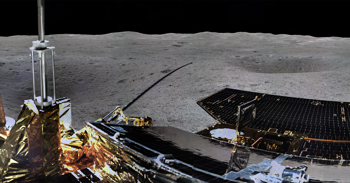 China's Chang'e-4 Sends Back First Panorama From Far Side of The Moon
