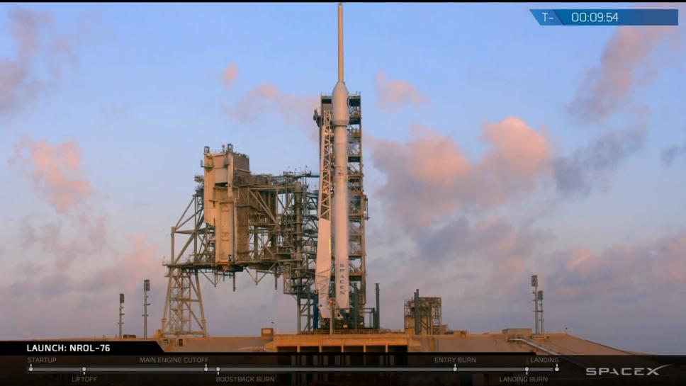 SpaceX Launches Satellite for Secret Mission and Sticks the Landing