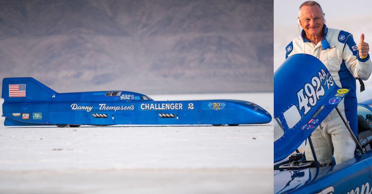 50-Year-Old Streamliner Set the New World Land Speed Record of 722.1 km/h