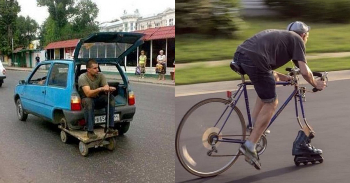 11 Times a Flat Tire didn't Stop Somebody from Moving