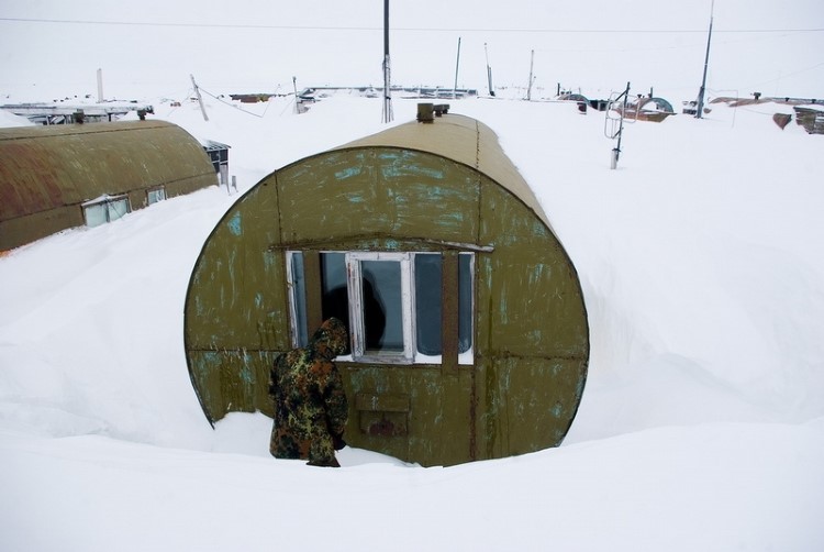 The metal barrel homes of the Polar Circle