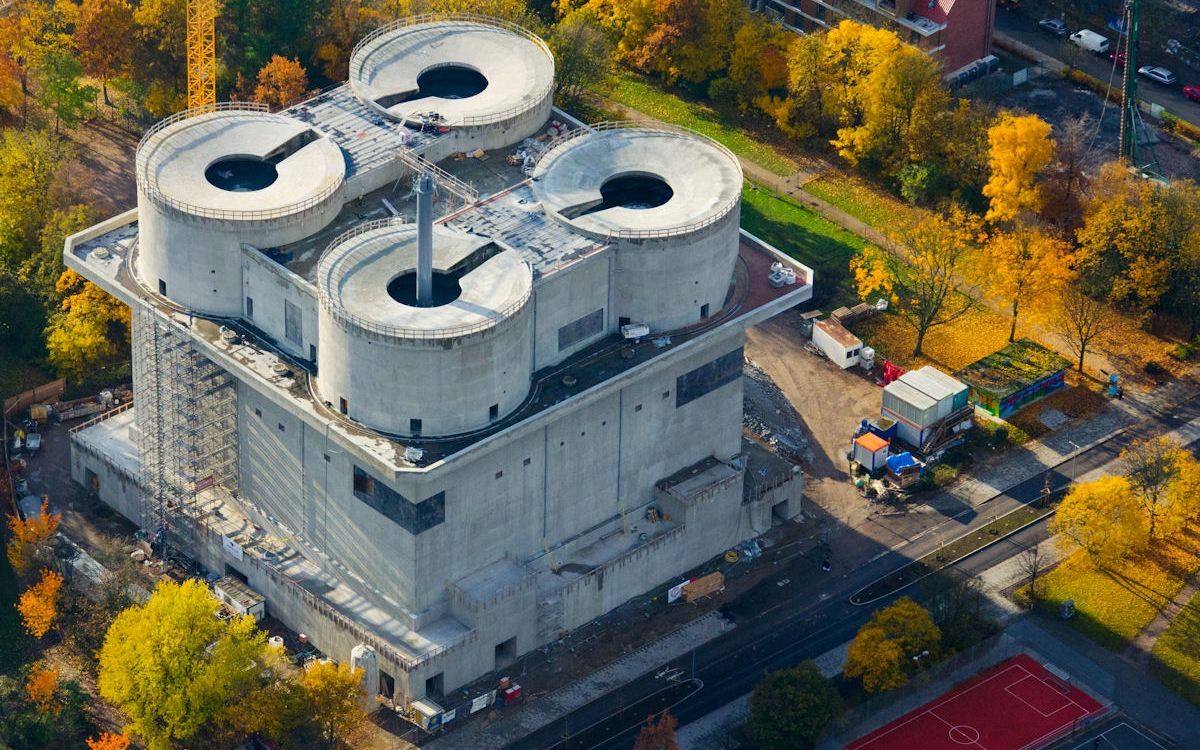 Unusual Bunker Transformation - The Energy Bunker in Hamburg