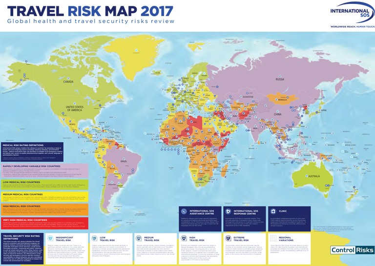 Don't Plan Your Trip Before You Check Out This Travel Risk Map
