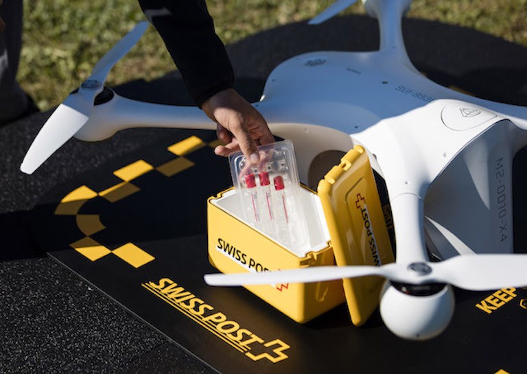 Two Swiss Hospitals in Lugano Use Drones to Exchange Lab Samples
