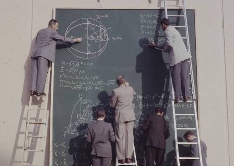 A Rare Look at NASA Calculations Before Computers