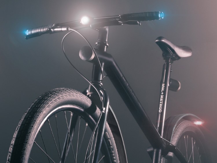 Blackline bike is a stylish tech-packed bicycle