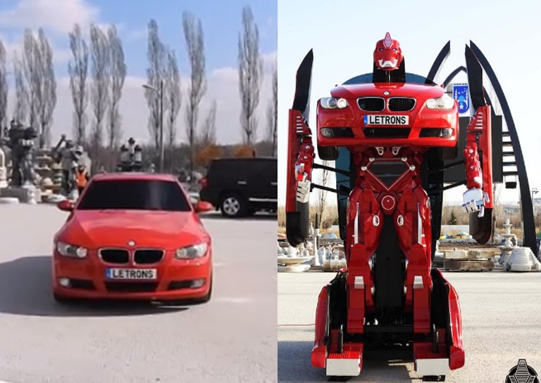 Turkish Engineers Turn Drivable BMWs into Real Life Transformers