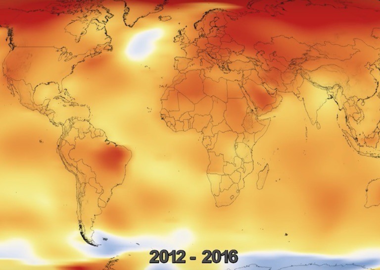 Earth Sets Record Temperature for the Third Year in a Row