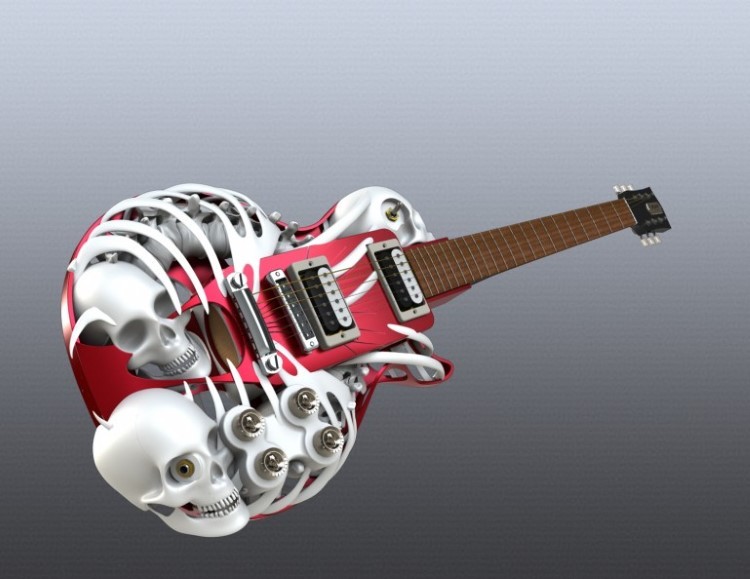 Customuse offers 3D printed customised guitars