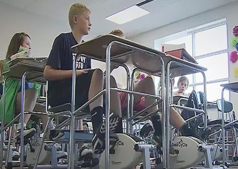 Cycling in Class Makes Students Concentrate Easier