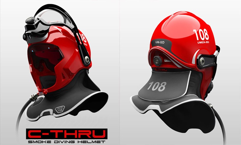 Sweden's Futuristic Fire-Fighting Helmet