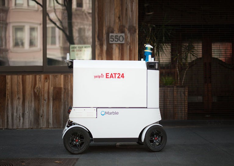 Autonomous Food Delivery Robots Hit the Streets of San Francisco