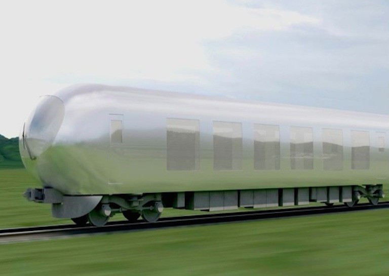 Japanese Architect is Designing an "Invisible" Train