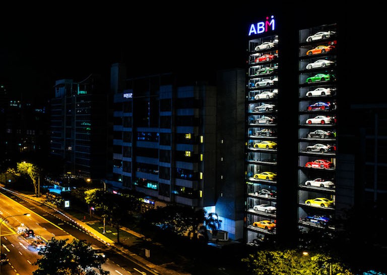 You Can Now Buy Luxury Cars from a Gigantic 15-Story Car Vending Machine