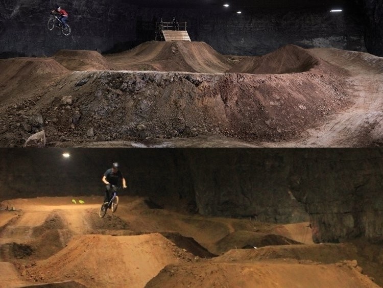 Huge underground bike park opening in Kentucky USA