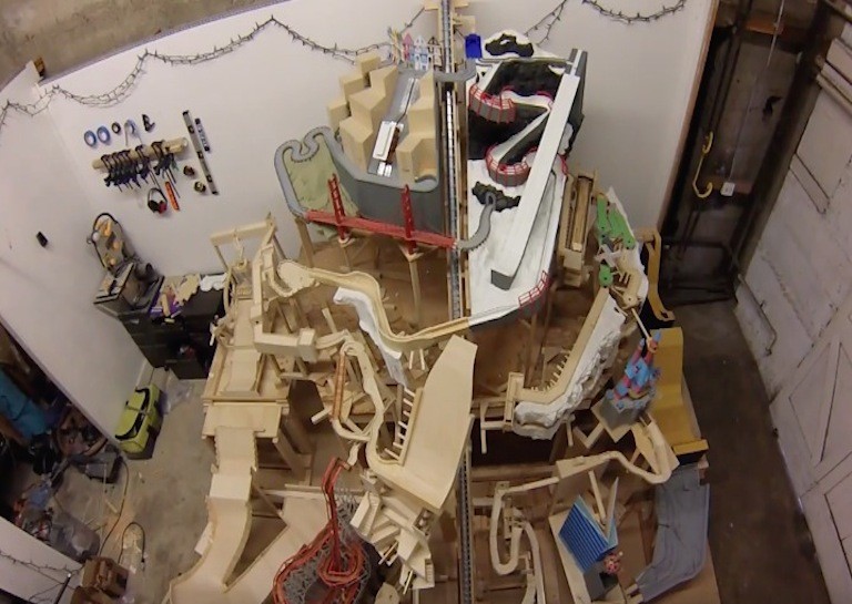 This Guy Spent 3 Years Building a Mesmerizing Marble Machine
