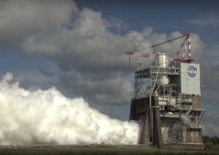 See NASA Test Fire the World's Most Powerful Rocket Ever Made in All of ...