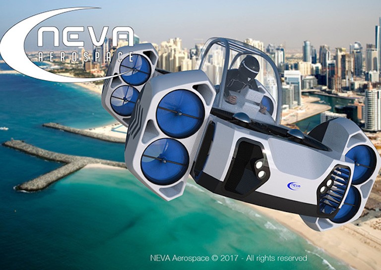Neva Aerospace Unveils the World's First Flying Quad Bike