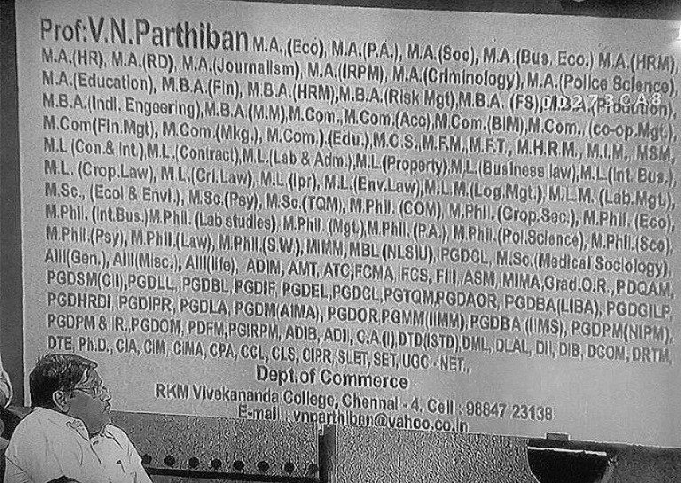 The 50 Year Old Professor Who Holds 145 Academic Degrees