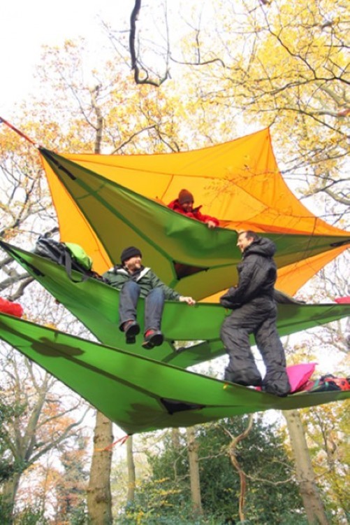 The Vista is the portable multi-storey tree house tent