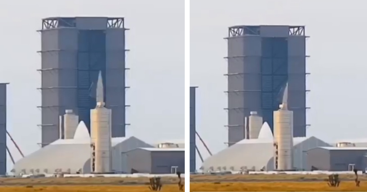 SpaceX’s Latest Starship Prototype Falls Over on Stand | IE