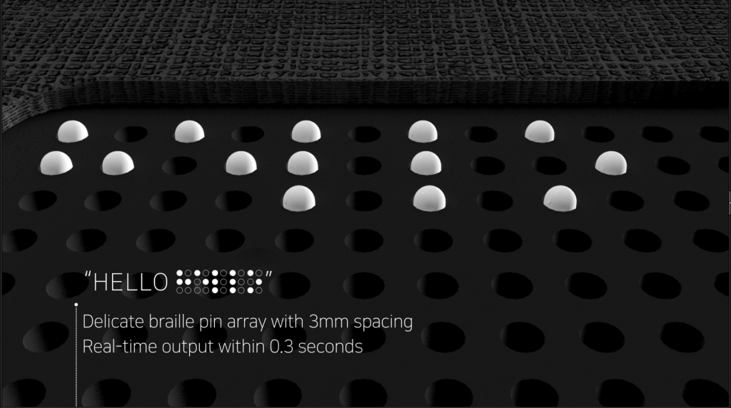 The Tactile Pro is the World's First Tablet for the Blind