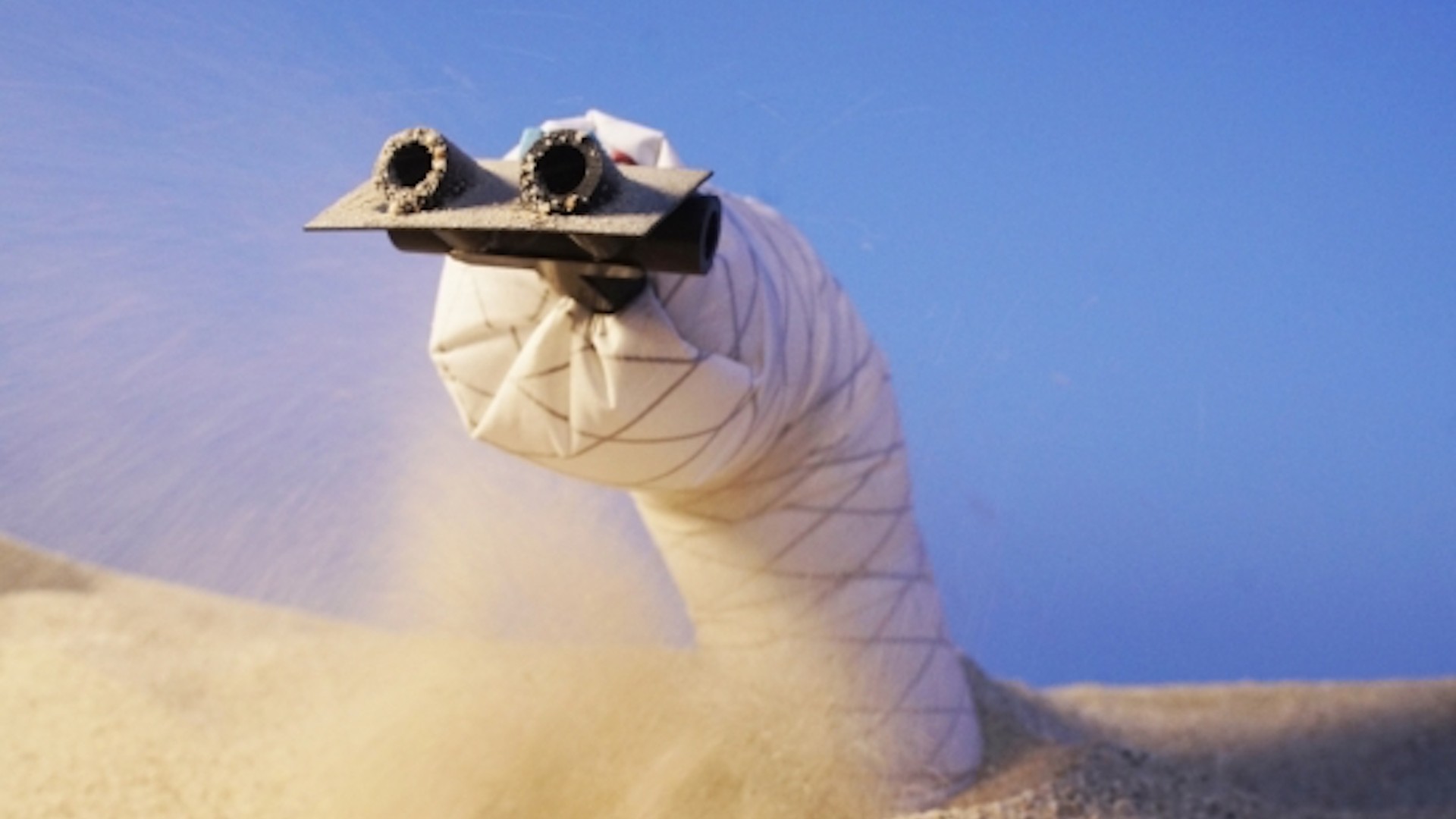 New Soft Snake Robot Can Burrow Through Sand and Soil