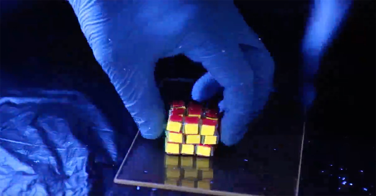 Squishy Rubik's Cube Made by Scientists Could Lead to Useful Data Storage