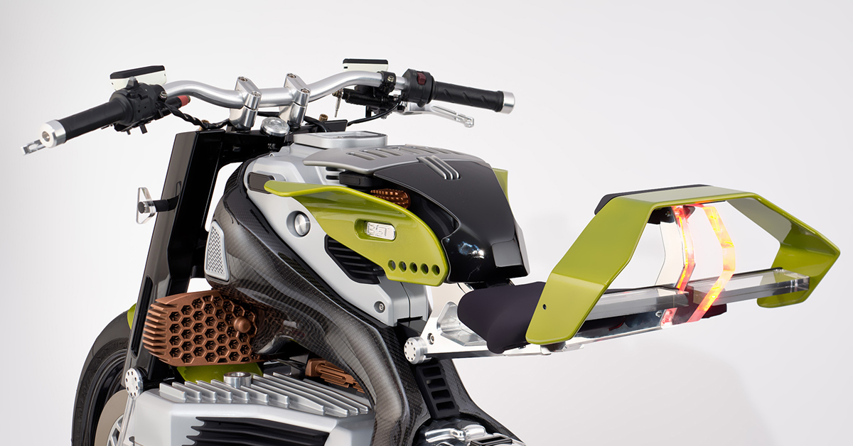 Futuristic Electric Motorcycle HyperTek Unveils at $80,000