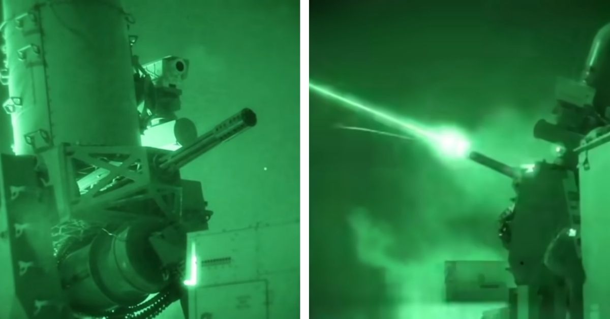 Automated Gatling Gun at US' Iraq Embassy Unloads During Rocket Attack | IE