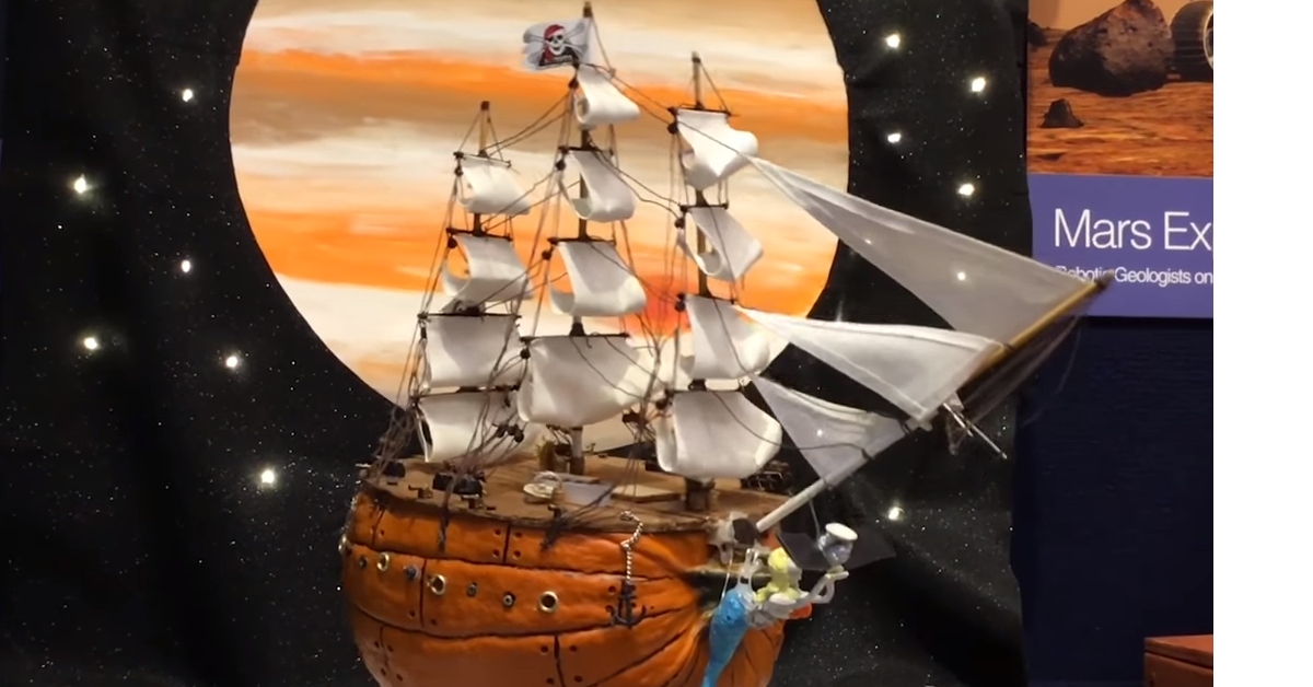 NASA Engineers Take Pumpkin Carving to The Next Level