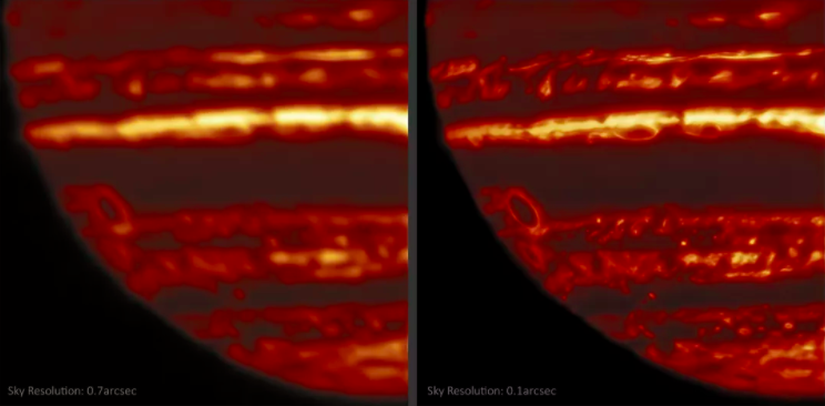 Striking High-Res Photos of Jupiter Show Holes in Its Great Red Spot