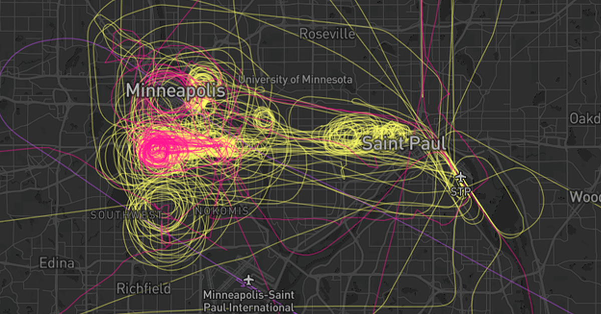 These Maps Allow You to Find the Police Planes That Monitored the ...