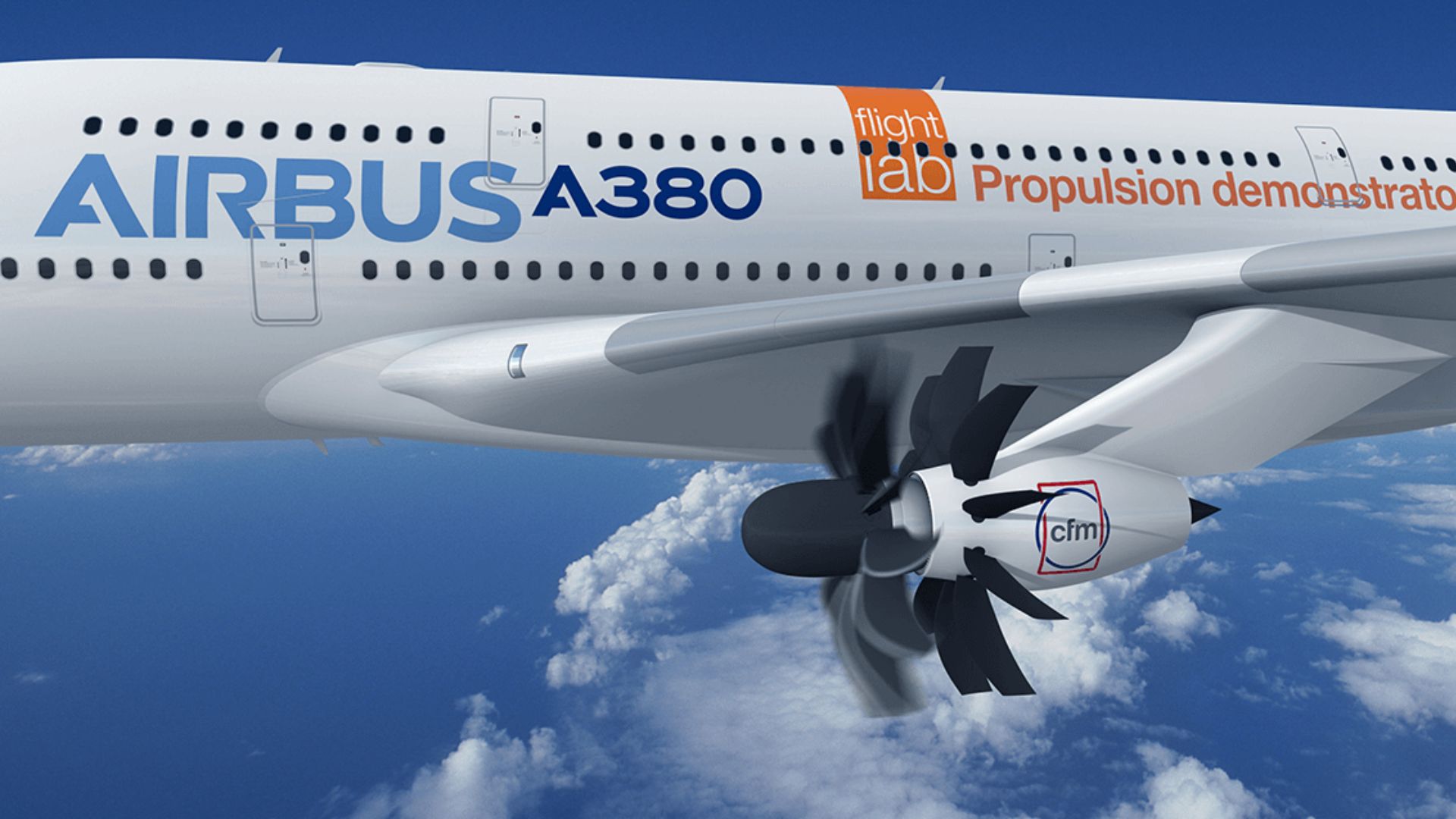 Airbus retro-looking open fan engine design could cut CO2 emissions