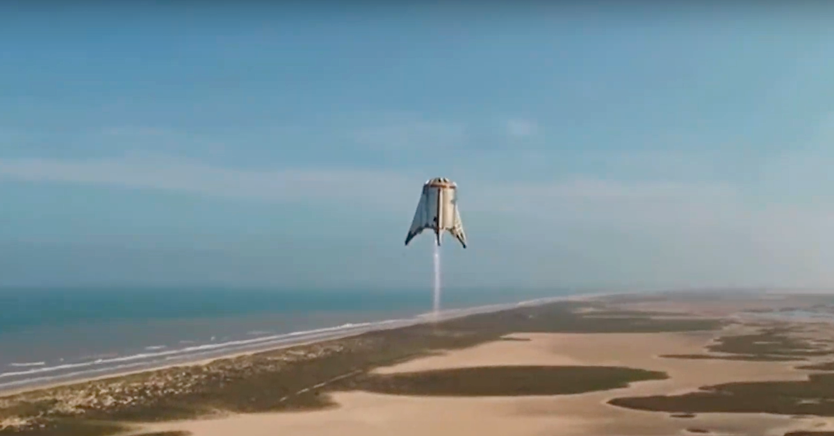 SpaceX Successfully Completed 500 Feet Starhopper Test Flight