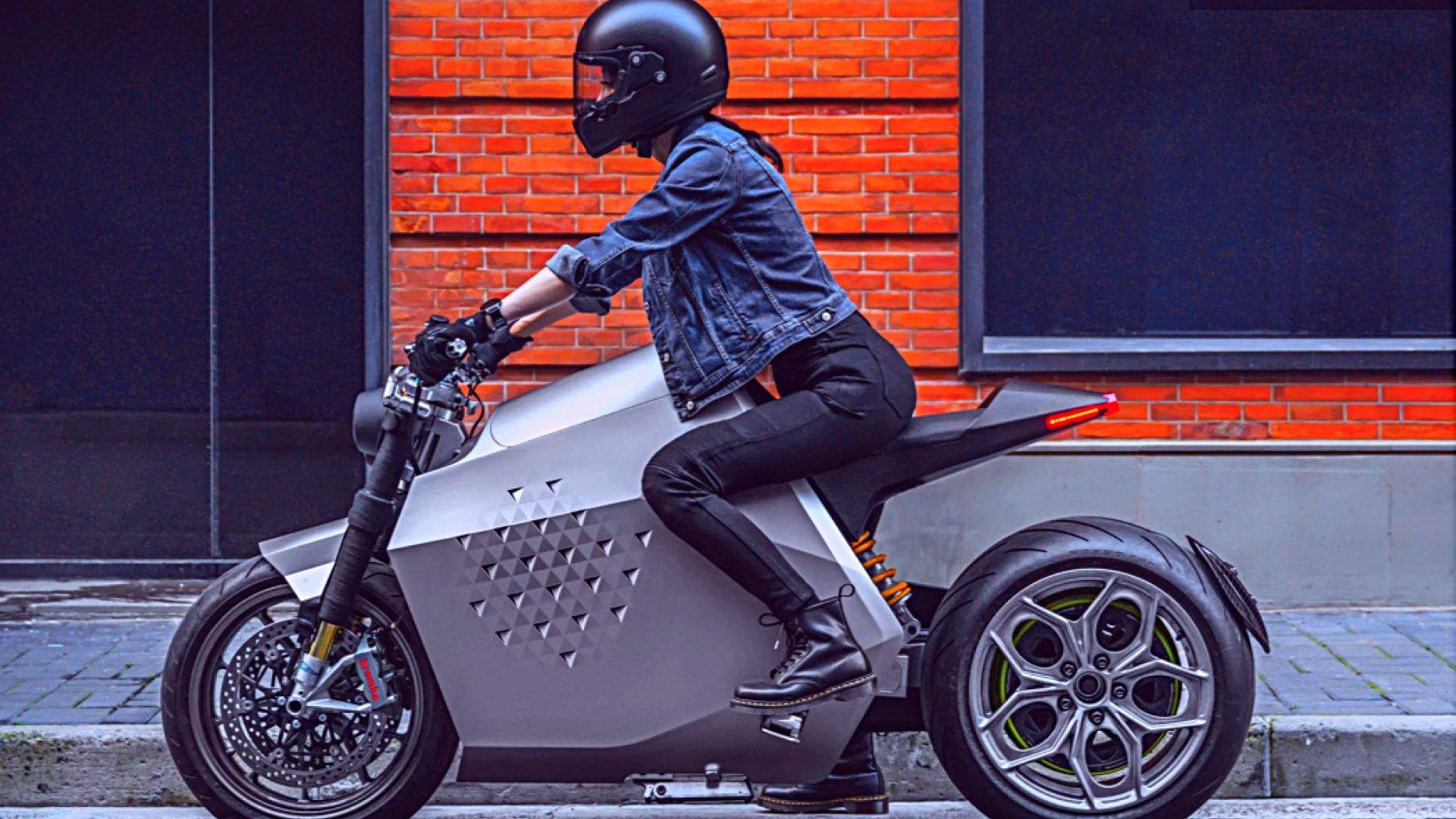 This All-Electric Motorcycle Actually Self-Balances as It Follows You