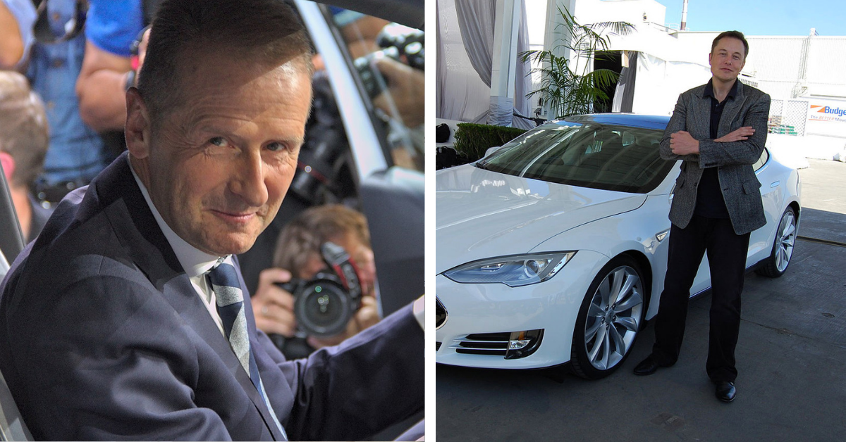 Musk Meets Volkswagen CEO in Germany, Tests VW EV ID.3 | IE