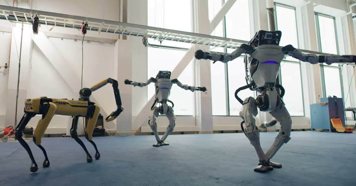 Boston Dynamics' Robots Impeccably Dance to 'Do You Love Me'
