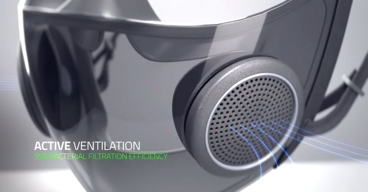 Razer Debuts New Concept N95 Mask - Voice Projection? | IE