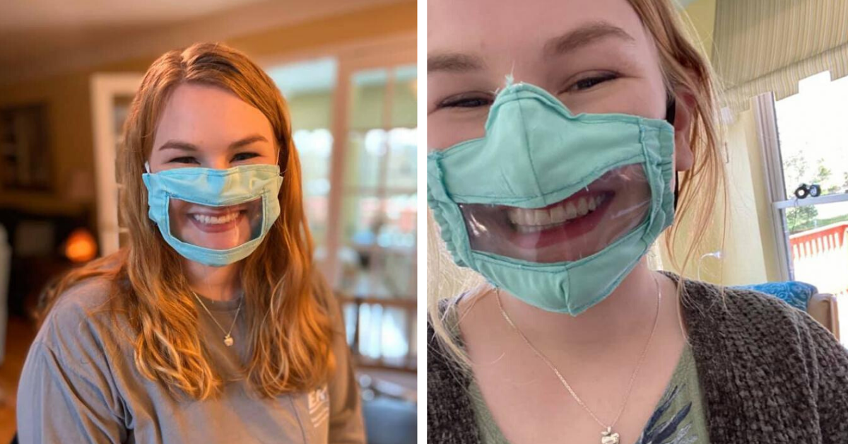 University Student Creates Innovative Face Masks for the Hearing Impaired