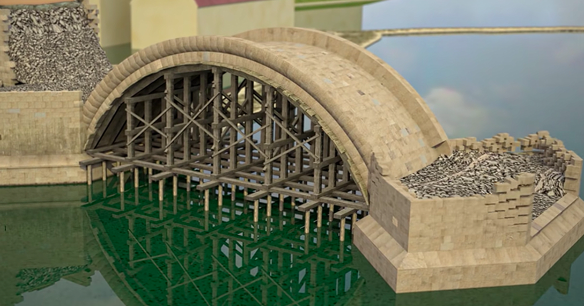 Animation Shows How Bridges Were Built in 14th Century | IE