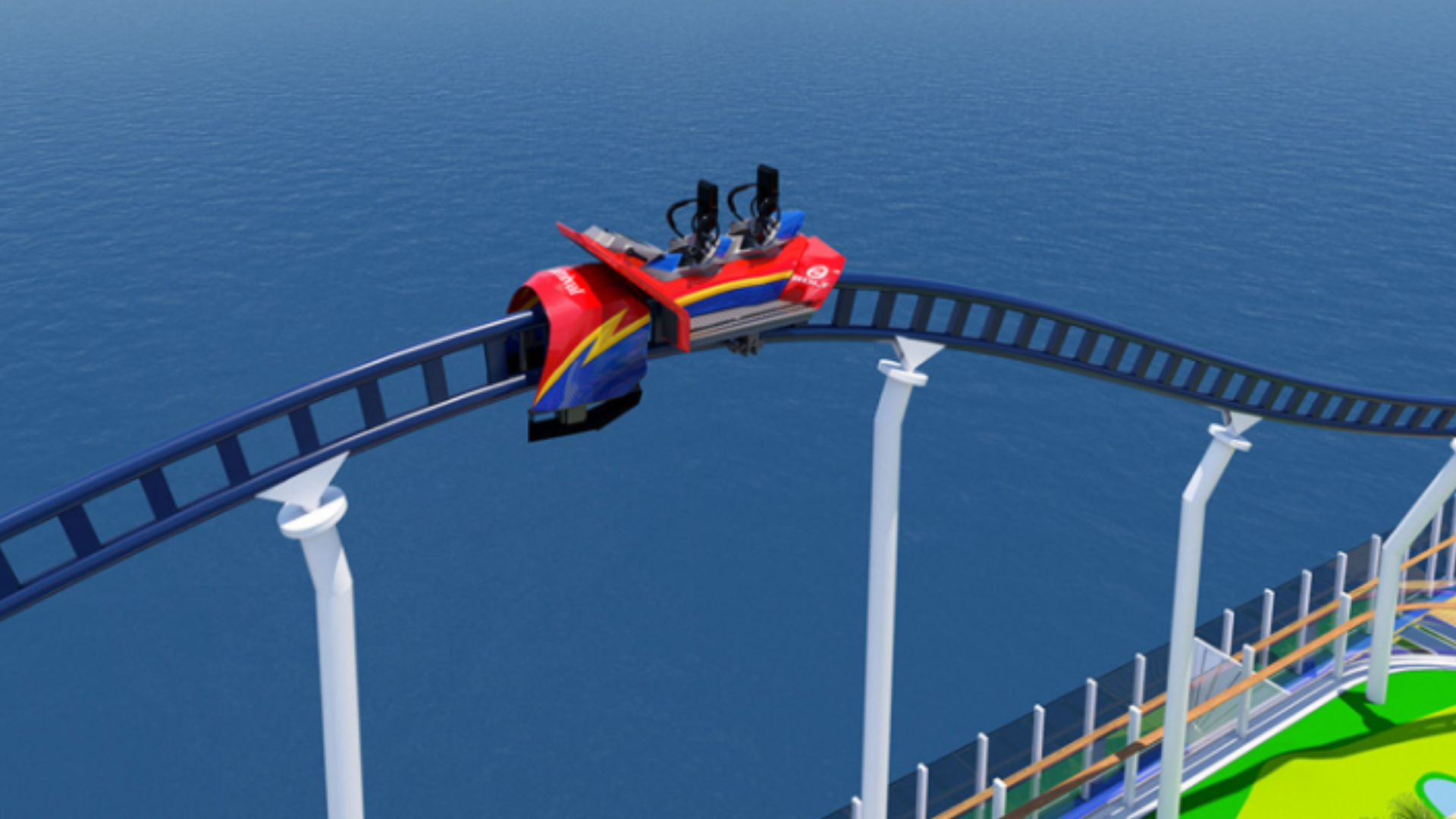 This Is the World's First Roller Coaster Aboard a Cruise Ship