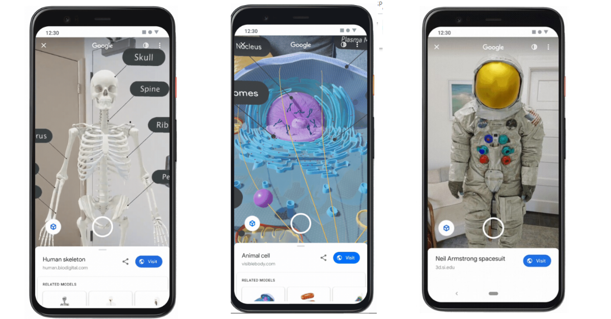 Google AR Lets You Bring 3D Objects, Animals, and Even Astronauts into ...