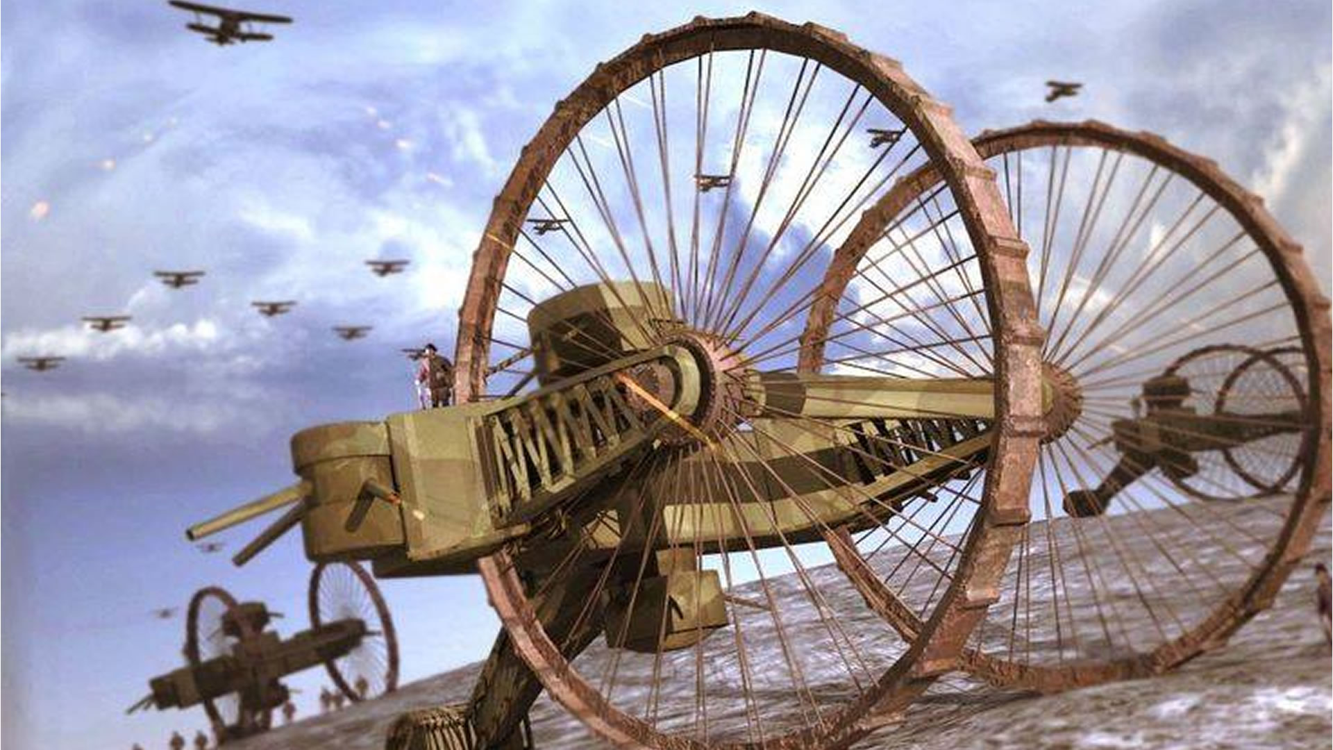 The Tsar Tank is possibly the strangest tank ever devised