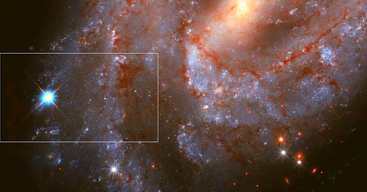 Hubble Sees Bright Supernova - Last Gasp of Dying Star? | IE
