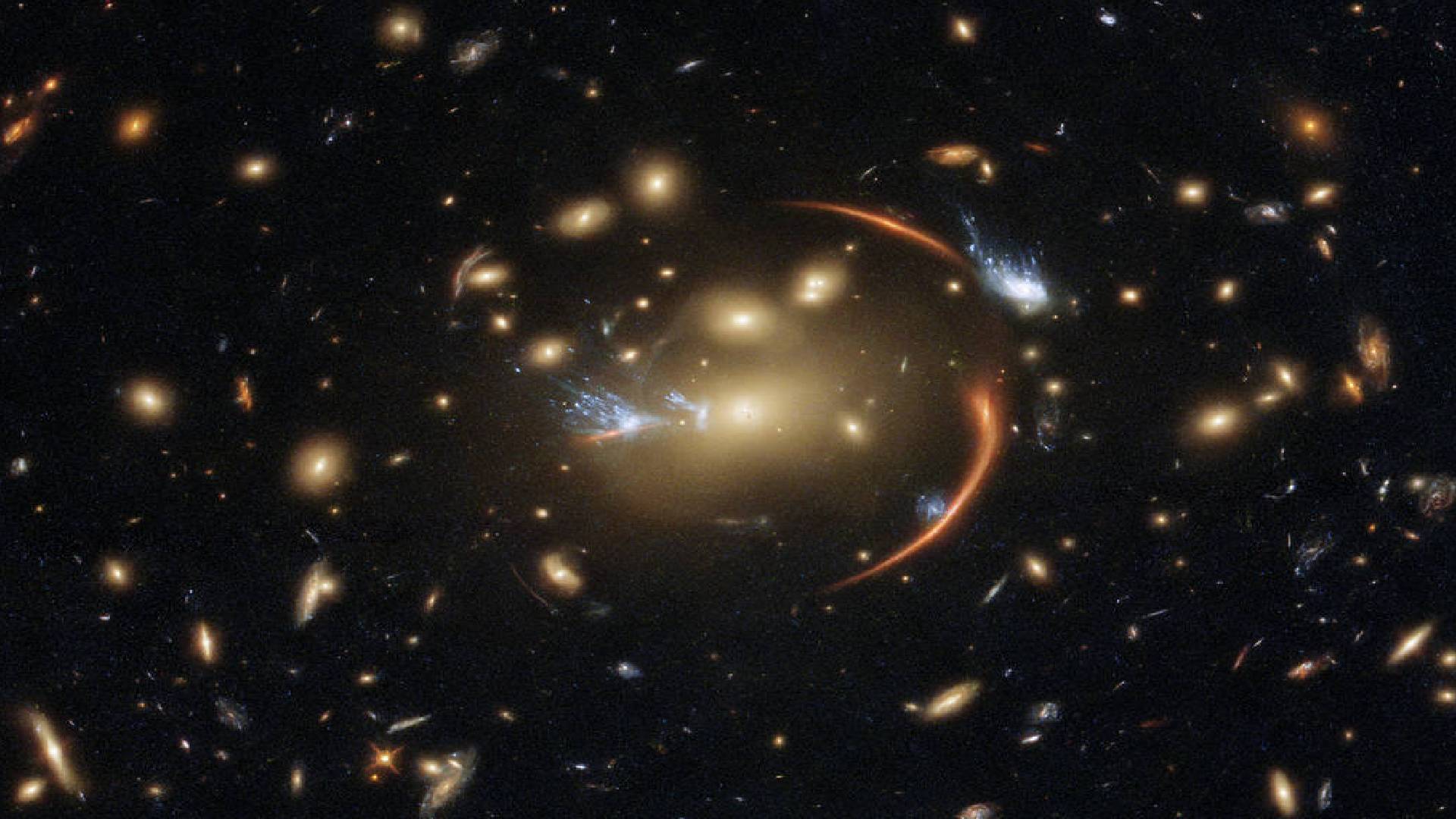 New Hubble Image Shows Gravity Magnifying a Distant Galaxy
