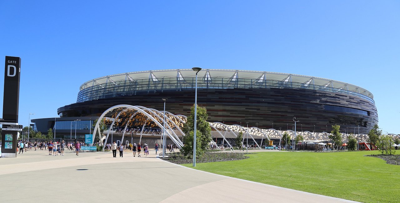 Perth's Optus Stadium named most beautiful sporting venue in the world